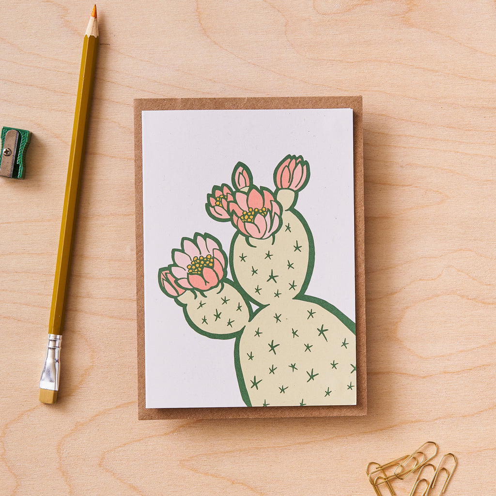 Cactus | Hand-drawn greetings card – Another Studio