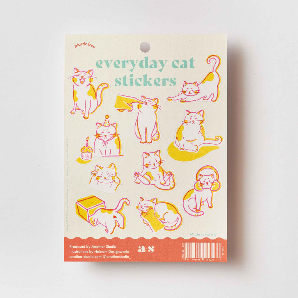 Cat Sticker Sheet | Cute and funny stationery gifts – Another Studio