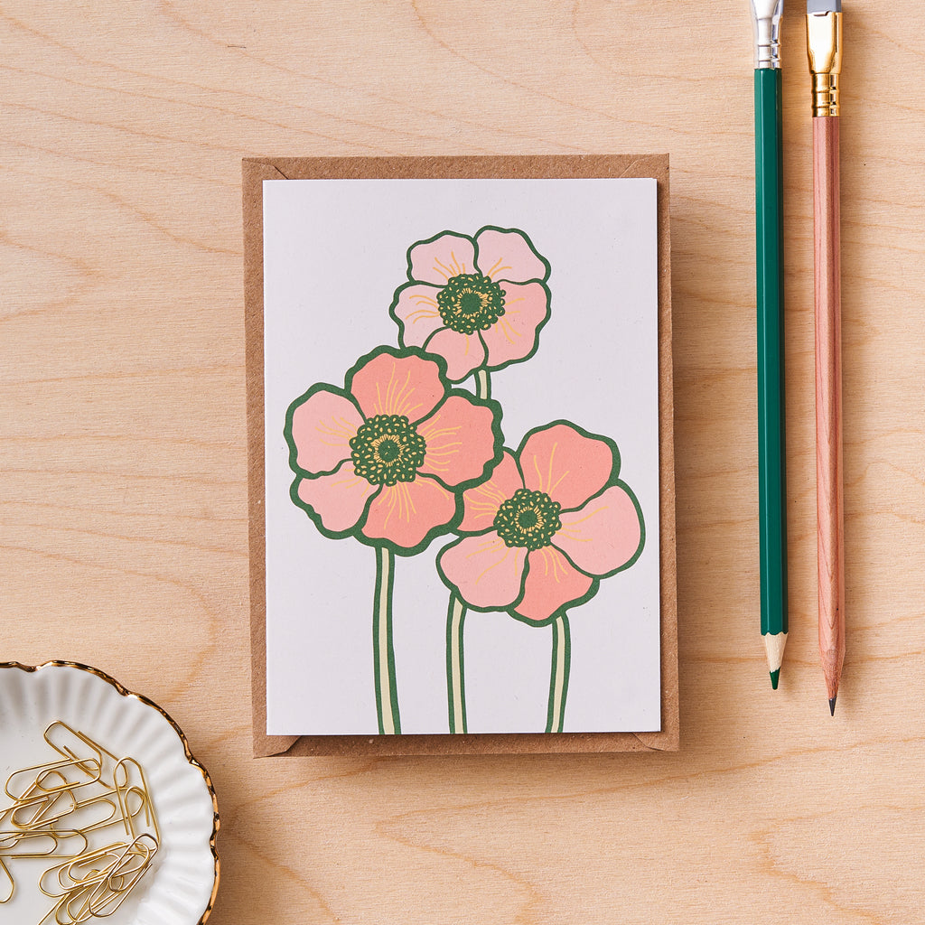 Poppy | hand-drawn greeting card – Another Studio