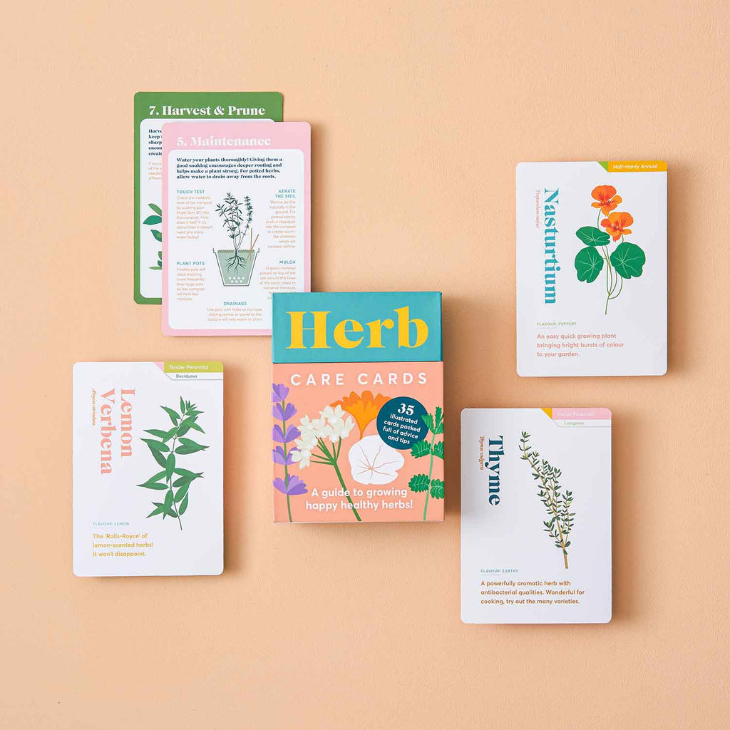 Herb care cards | How to grow & get the most out of your herbs ...